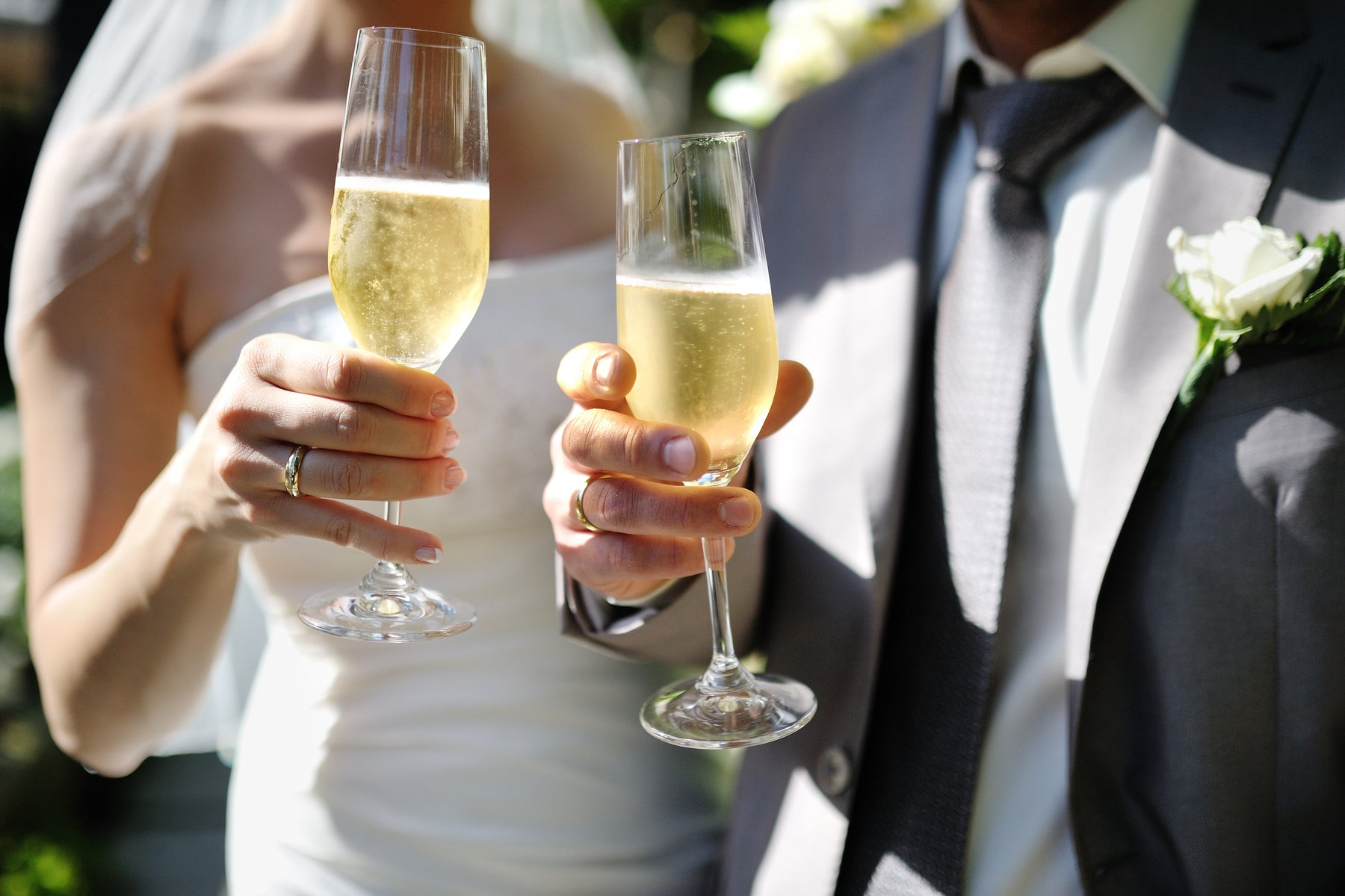 What to Do If You Get Alcohol on Your Wedding Dress - Bride N Queen Company