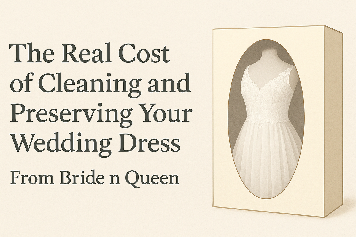 From Bride to Queen: The Real Cost of Cleaning and Preserving Your Wed ...
